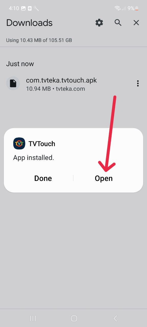 Watching on Android tablet or phone — TVteka